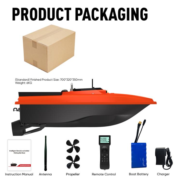 D80B GPS High Power Smart Remote Control Fishing Bait Boat Support ...