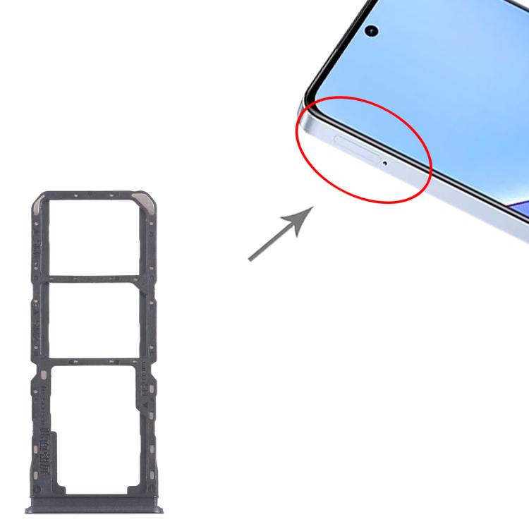 Pour Realme 11 5G RMX3780, lot de 10 plateaux pour carte SIM + plateau ...