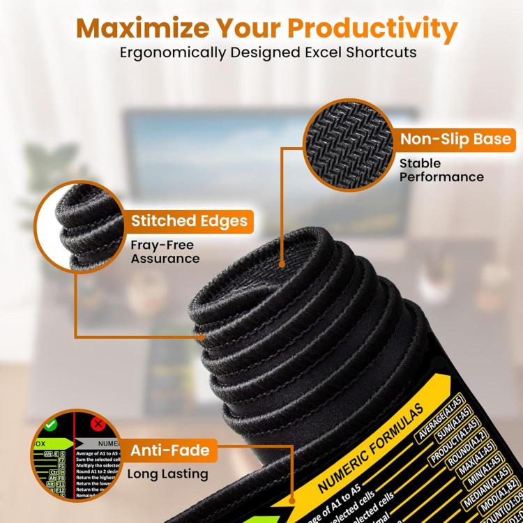 Large Shortcut Keys Mouse Pad Multi-Language Options Available Fray ...