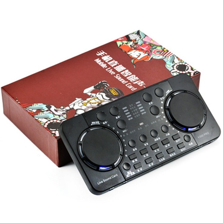 V300 PRO Live Sound Card Mobile Phone Computer Recording Singing Sound ...