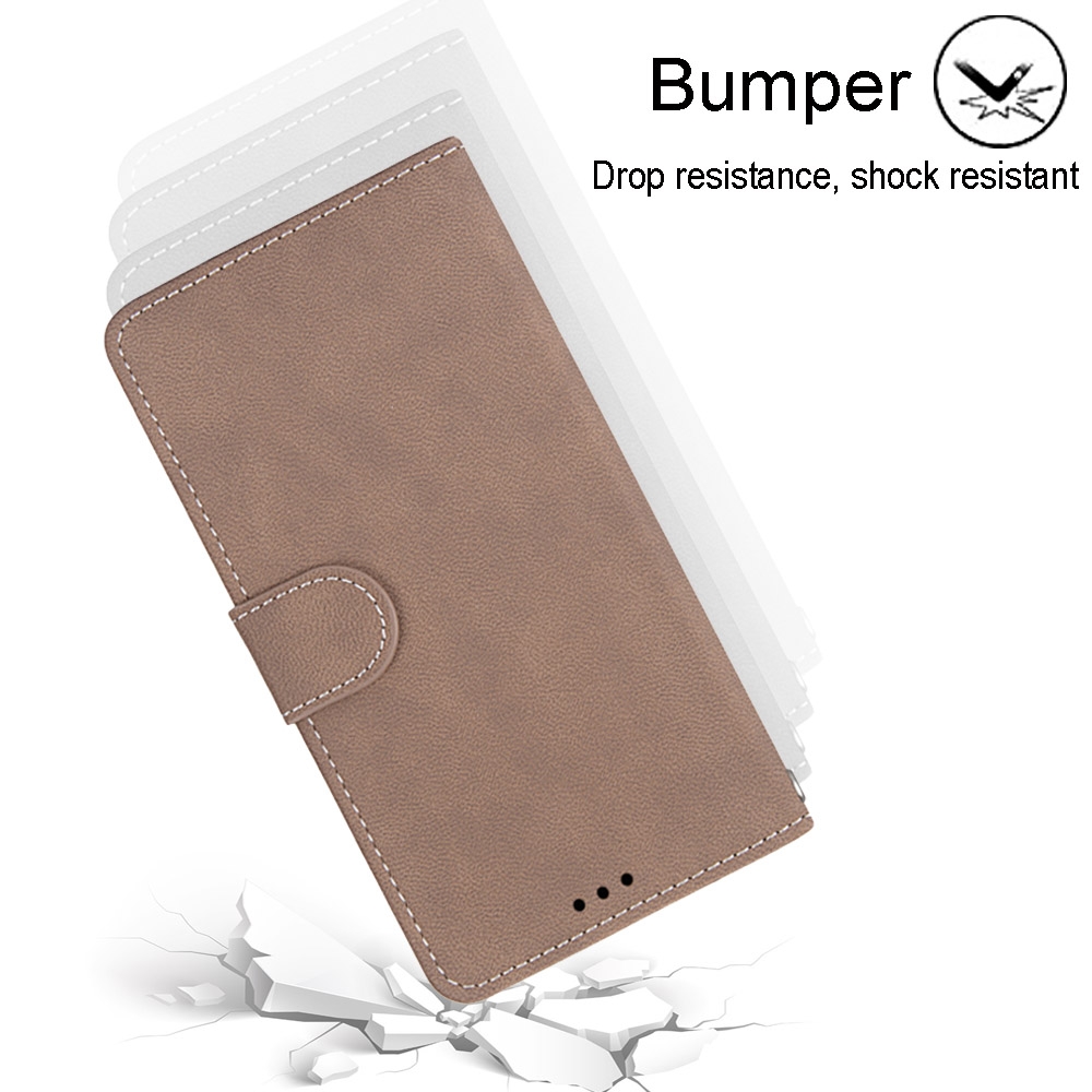 For Samsung Galaxy A72 5G / 4G Retro Frosted Horizontal Flip PU Leather ...