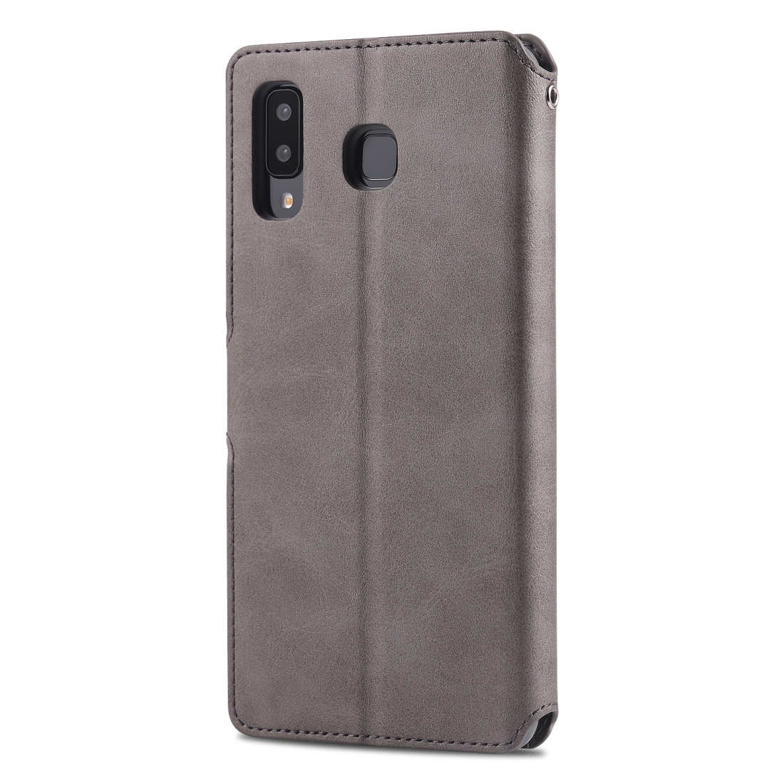 For Galaxy A8 Star / A9 Star AZNS Calf Texture Magnetic Horizontal Flip ...