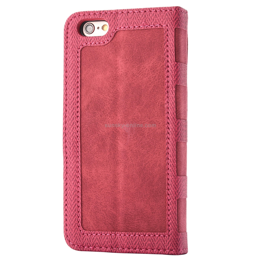 For iPhone 6 & 6s Business Notebook Style Hit Color Horizontal Flip ...