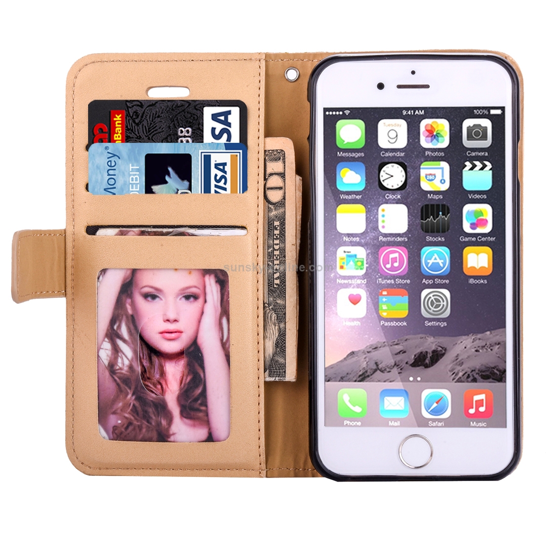 For iPhone 8 & 7 Pressed Flower Butterfly Carriage Pattern Diamond ...