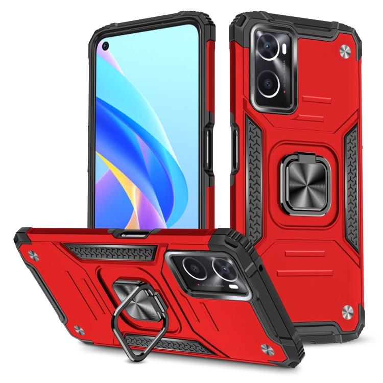 For OPPO Reno7 5G Magnetic Armor Shockproof TPU + PC Phone Case with ...