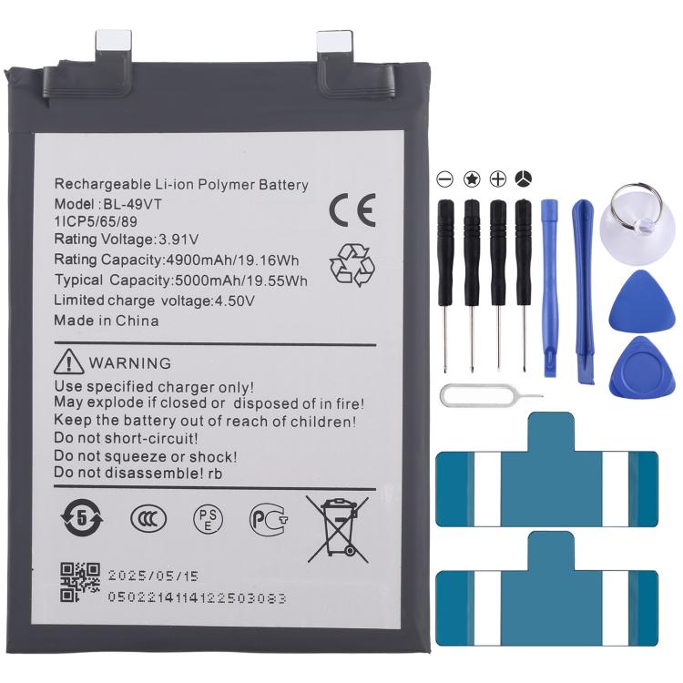 For Tecno BL-49VT 5000mAh Battery Replacement