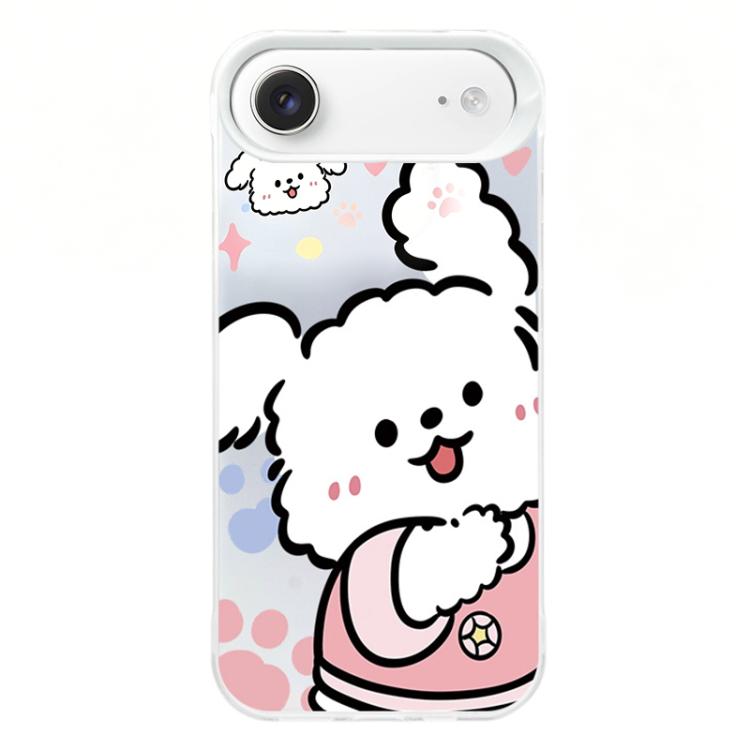 For iPhone Air Colorful Silver Plated IMD Pattern PC Hybrid TPU Phone ...