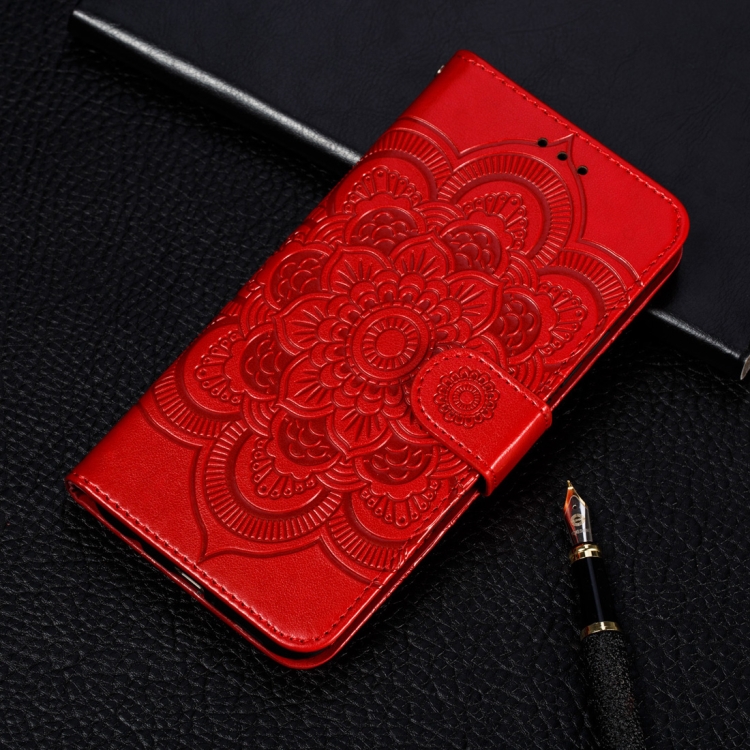 Mandala Embossing Pattern Horizontal Flip Leather Case for Galaxy S10 ...