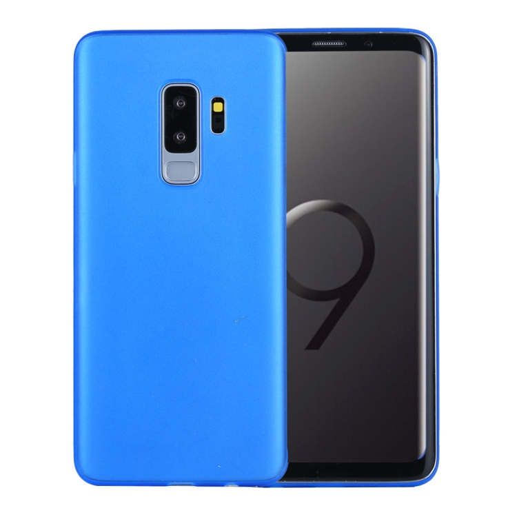 For Galaxy S8 Ultra-thin Frosted PP Protective Back Cover Case(Blue)