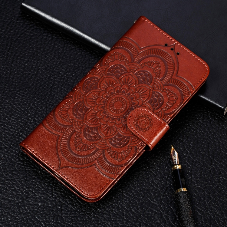 Mandala Embossing Pattern Horizontal Flip Leather Case for Galaxy S10 ...
