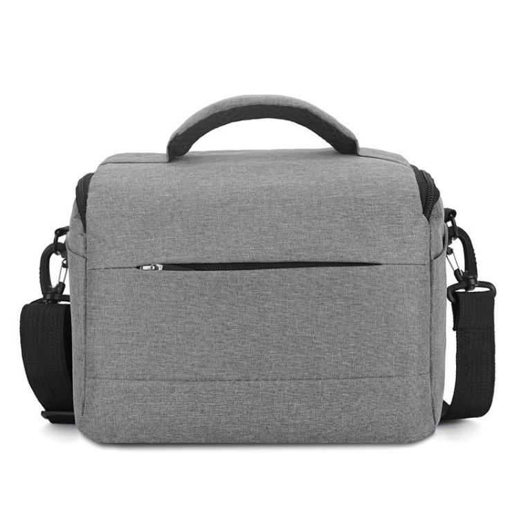 DSLR Camera Shoulder Bag Mirrorless Camera Bag, Color: Small Gray