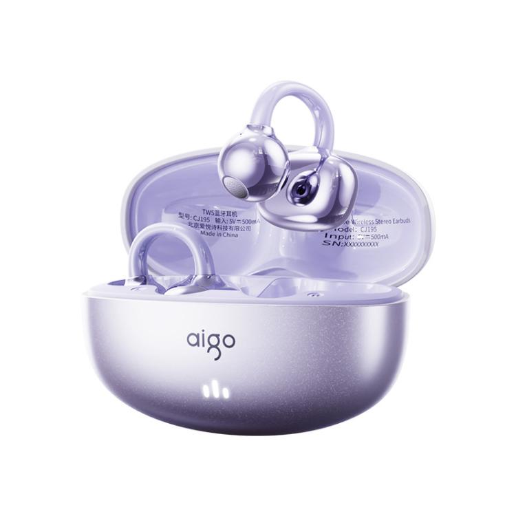 aigo CJ195 Bone Conduction Wireless Bluetooth Earphones Over-Ear Clip ...