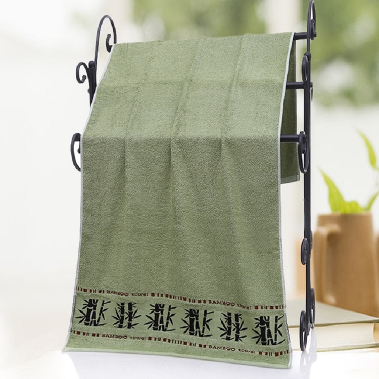 Bamboo Fiber Ink Bamboo Plain Thick Absorbent Soft Adult Bath Towel ...
