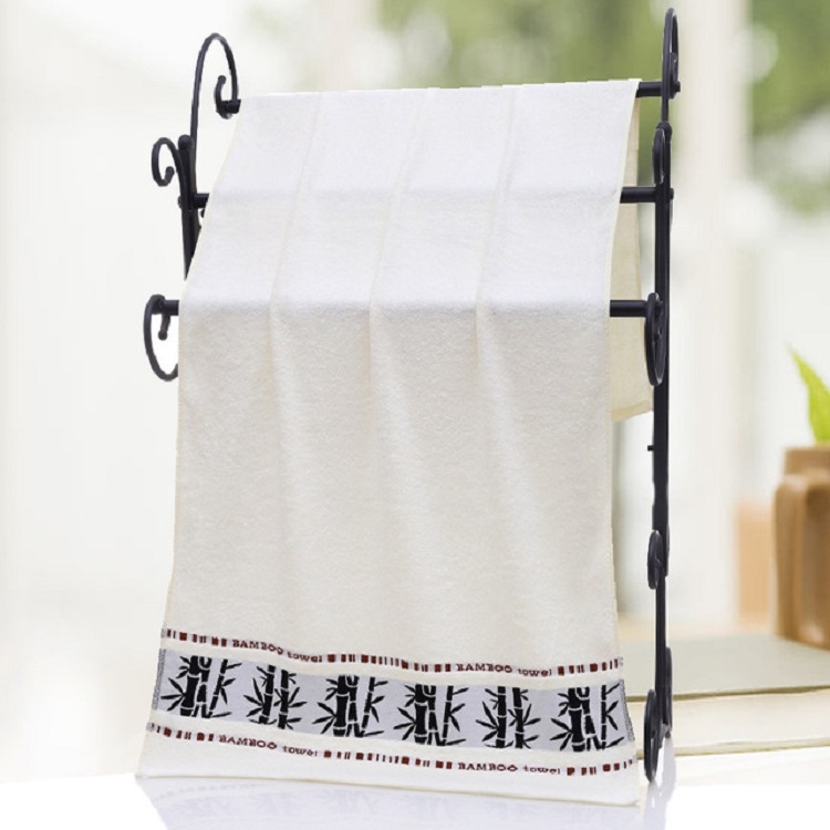 Bamboo Fiber Ink Bamboo Plain Thick Absorbent Soft Adult Bath Towel ...