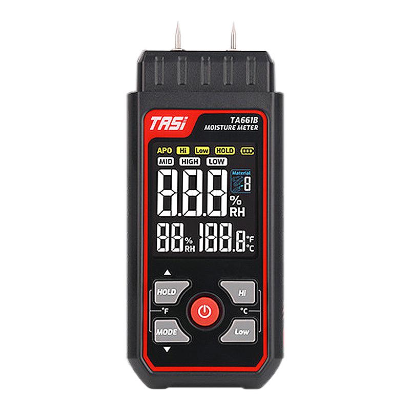 TASI TA661B Wood Moisture Meter Quickly Measure Moisture Content Tester ...