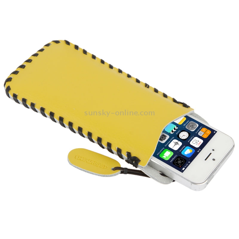 SHOWKOO Lichi Texture Vertical Style Leather Case with Lanyards for ...