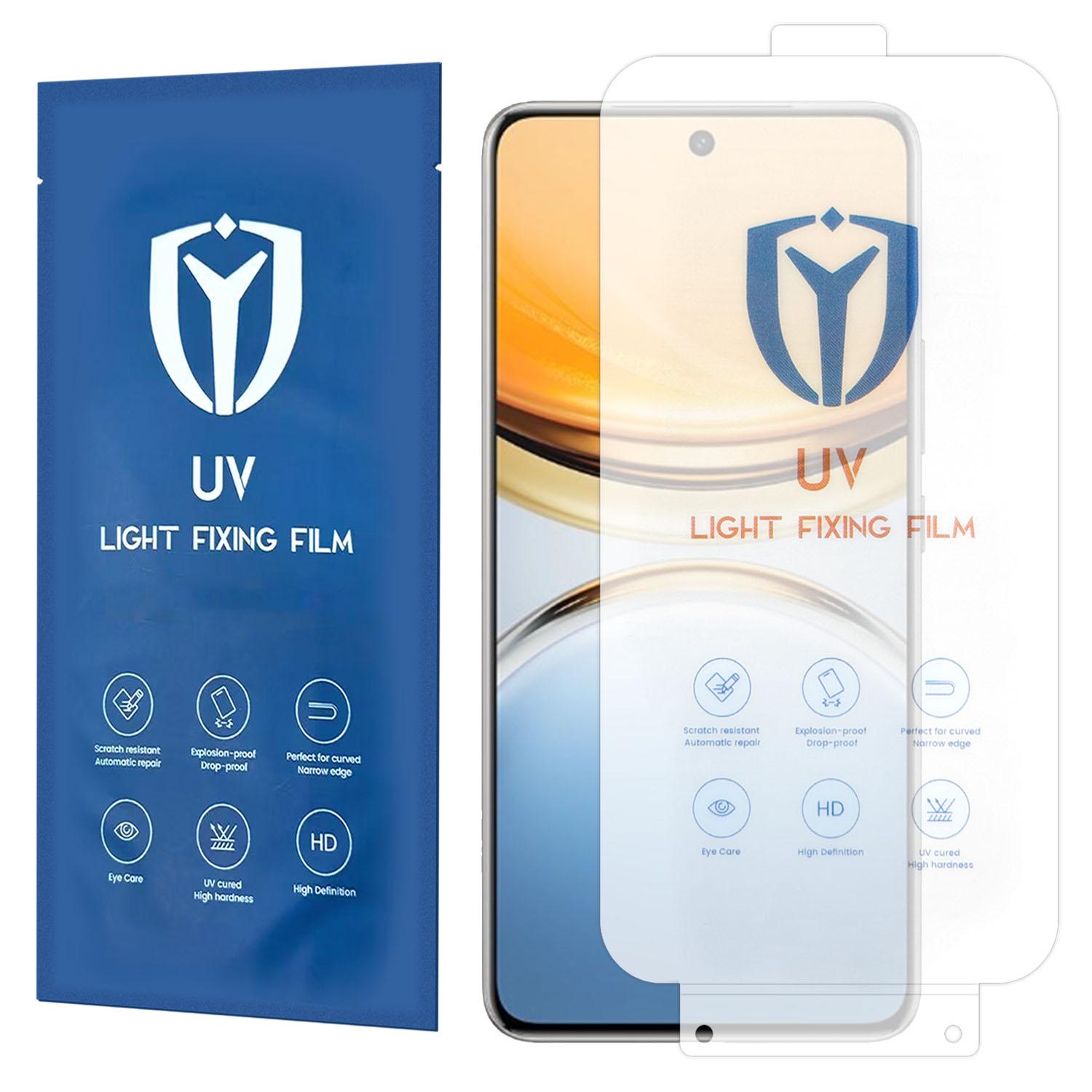 For vivo Y300 Pro Ultra-Thin Full-Screen Coverage Full Glue HD UV ...