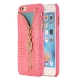For iPhone 6 Plus & 6s Plus Snake Skin Texture Zipper Leather Case with ...