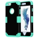 For iPhone 6 Plus & 6s Plus Separable Contrast Color PC + Silicone ...